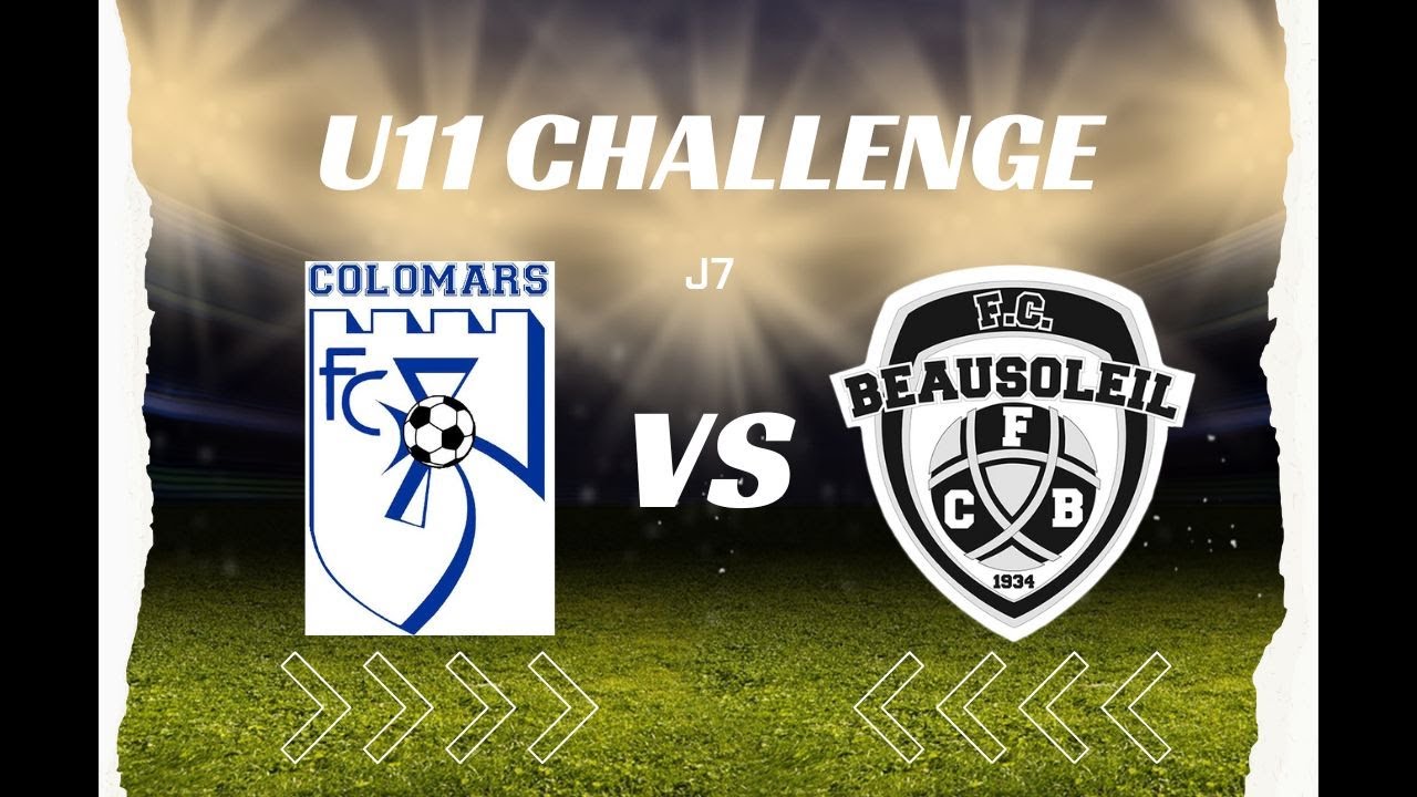 ⚽️ U11 Challenge J7 - COLOMARS 1-1 FCB - YouTube
