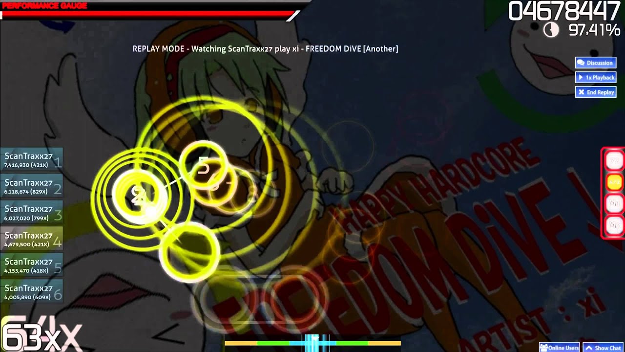 xi - FREEDOM DiVE [Another] ~~ Osu! Gameplay - YouTube
