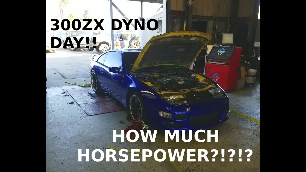 300zx z32 Twin Turbo Dyno Pulls. - YouTube