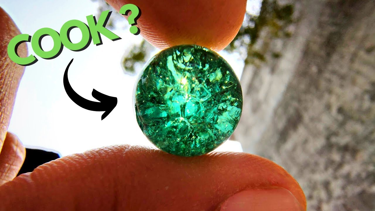 Let's Cook Marbles || Cracked Marbles & Gems || TCJ || - YouTube