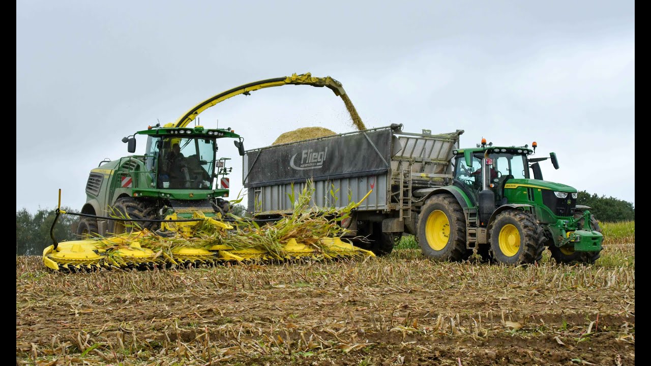 Granilu sprl a l 'ensilage des maïs avec une John Deere 9700i en 12 ...