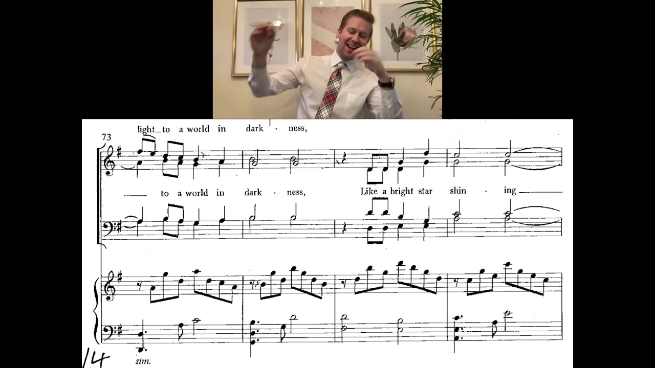 Angels' Carol (Rutter) - Alto practice - YouTube