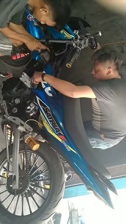 satria fu paket bore up brt 66 dan porting di ijm racing - YouTube