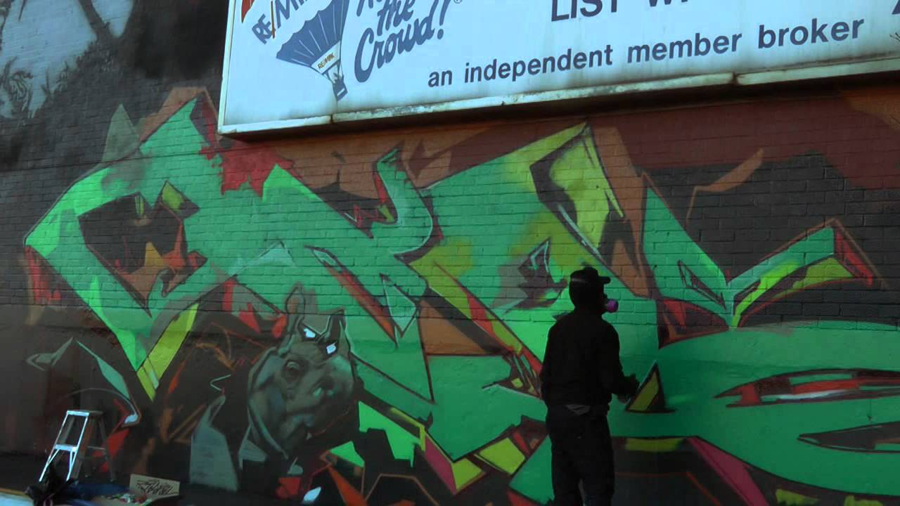 Art Child & Recka (Octo), Keele Wall 2012 - YouTube