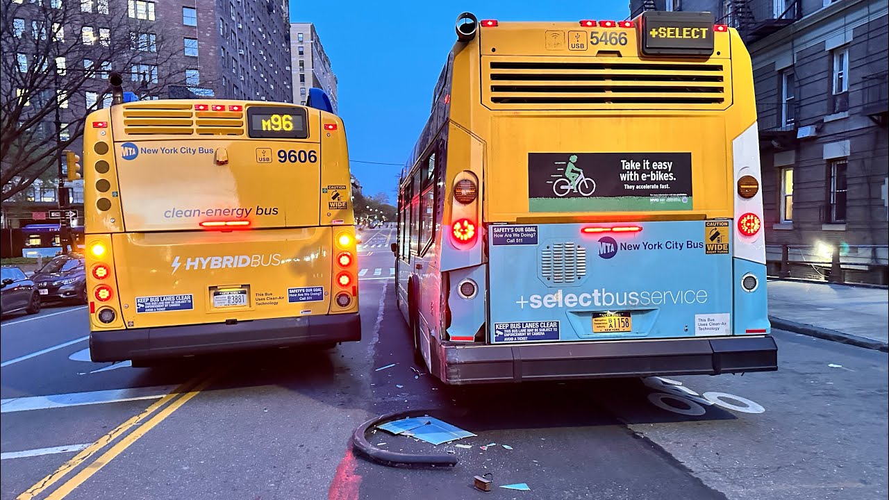 2021 New Flyer XDE40 #9606 Side Swiped into a 2017 Novabus LFSA #5466 ...