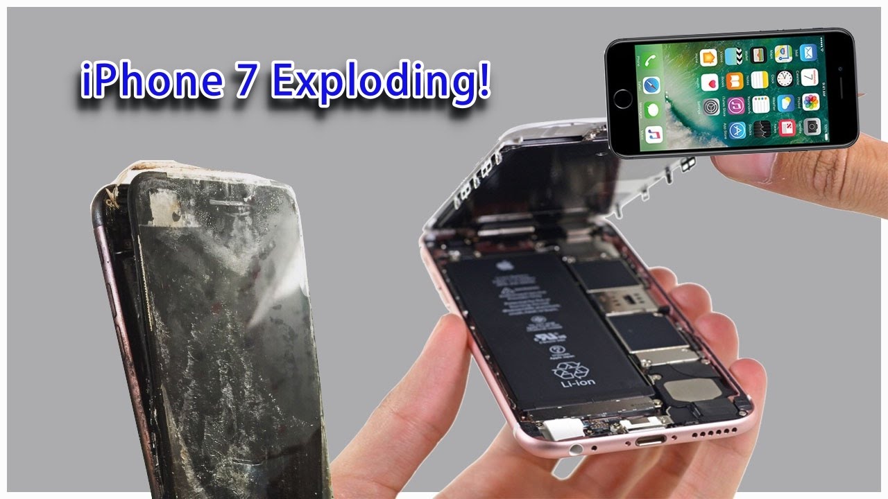 IPhone 7 Exploding!!! - YouTube