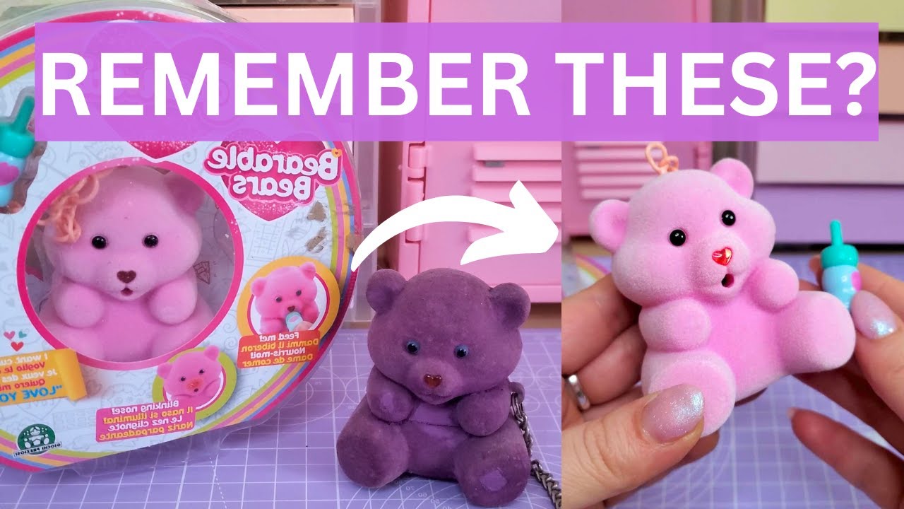 Unboxing a COCCOLOTTI bear toy 🧸💗 + comparison with VINTAGE vers. (demo ...