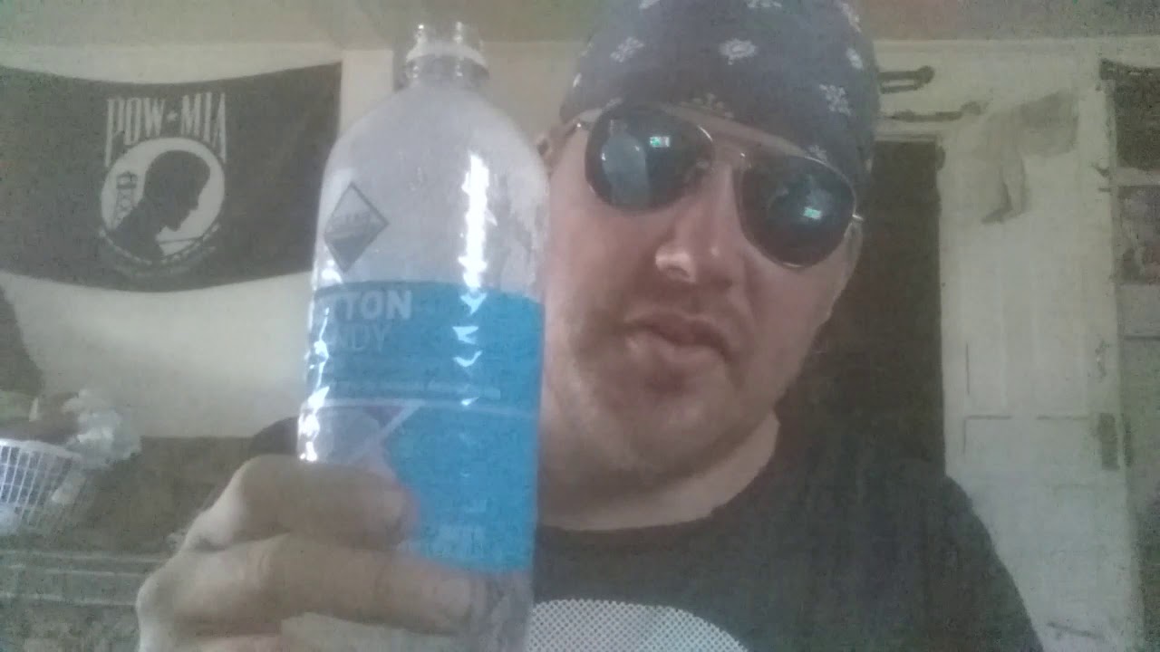 Trying Clear American Cotton Candy Flavored Water - YouTube