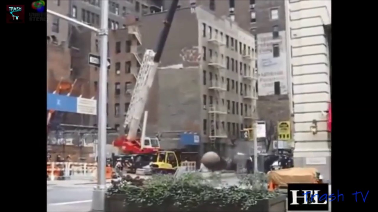Car Hit By Wrecking Ball - Deadly Accident - YouTube