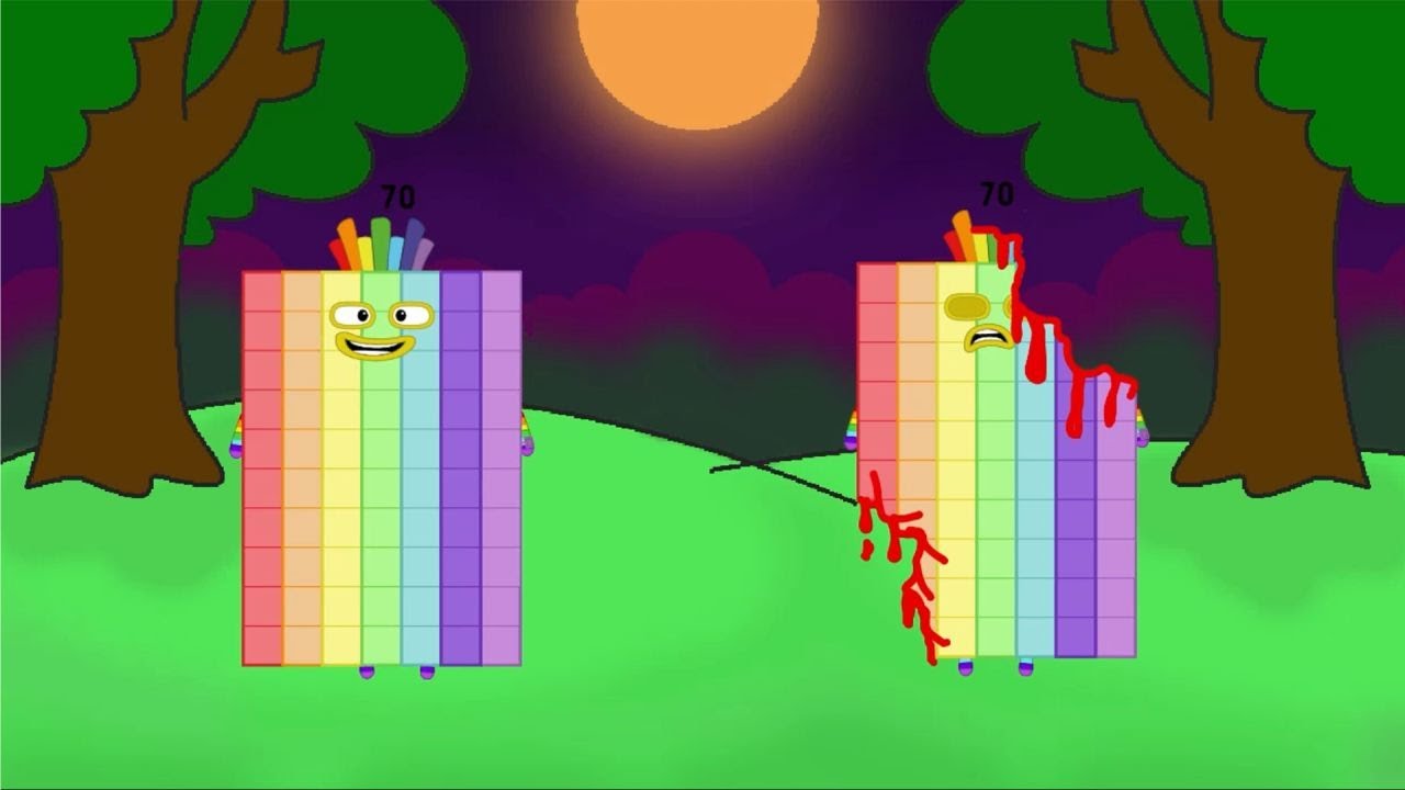 Creepy Zombie Takes on Normal Numberblocks in a Fierce Confrontation ...