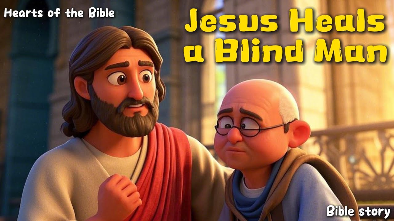 Jesus Heals a Blind Man | Bible Stories for Kids | From Darkness to ...