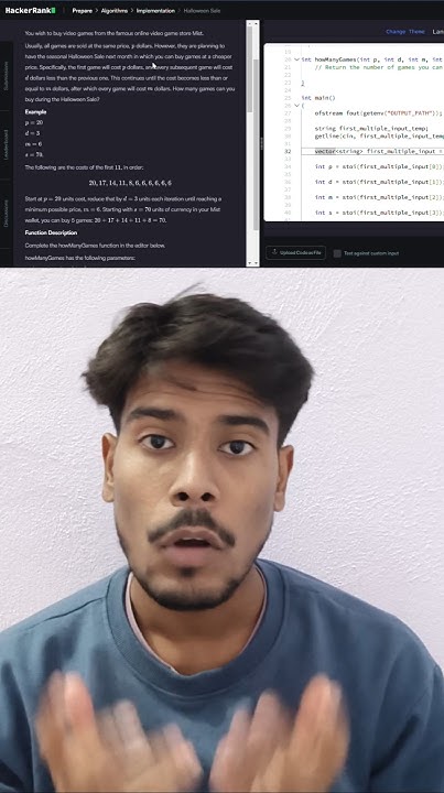 30/60 Days Challenge: Beginner DSA |Solving Halloween Sale🔥🎃🔥#shorts #coding #cpp ...