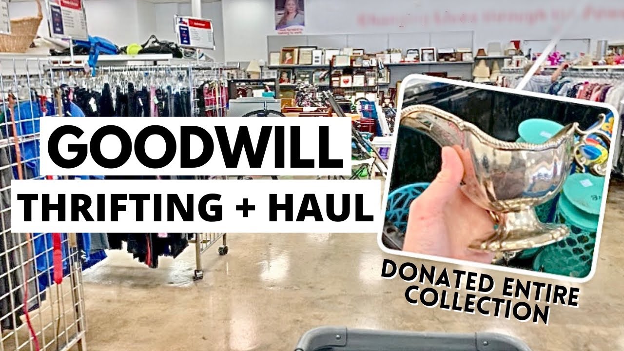 Goodwill THRIFT WITH ME and THRIFT HAUL | Home Decor Thrift Shopping ...