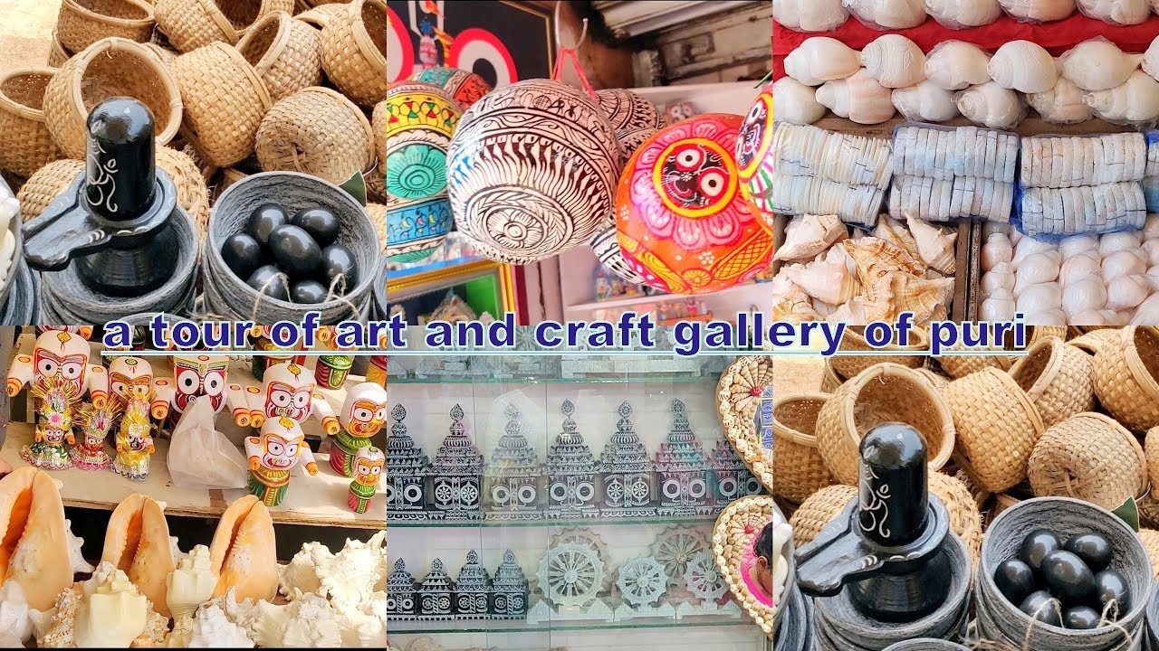 a tour of art and craft gallery of Puri | puri tourism | shopping at ...