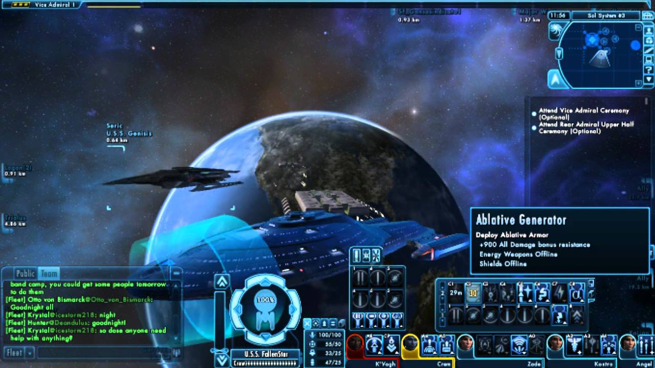 Star Trek Online - Intrepid Class Retrofit (ablative armor) - YouTube