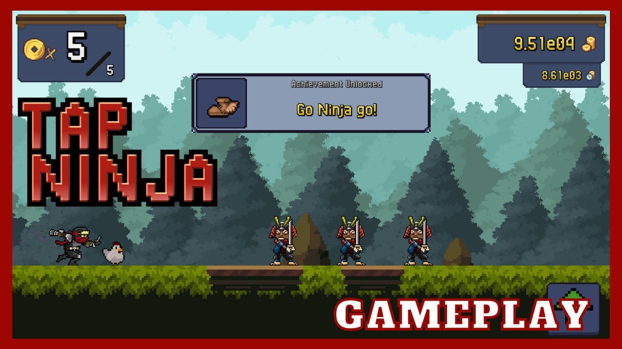 Epic Adventure Through Mystical Landscapes - Tap Ninja - Idle game - YouTube