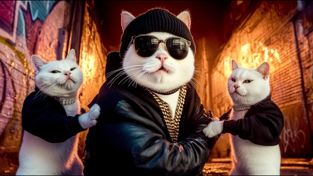 Claws Out, Streets Lit: 'Prowl the Night, Feline Spit!' - Urban Cat Rap ...