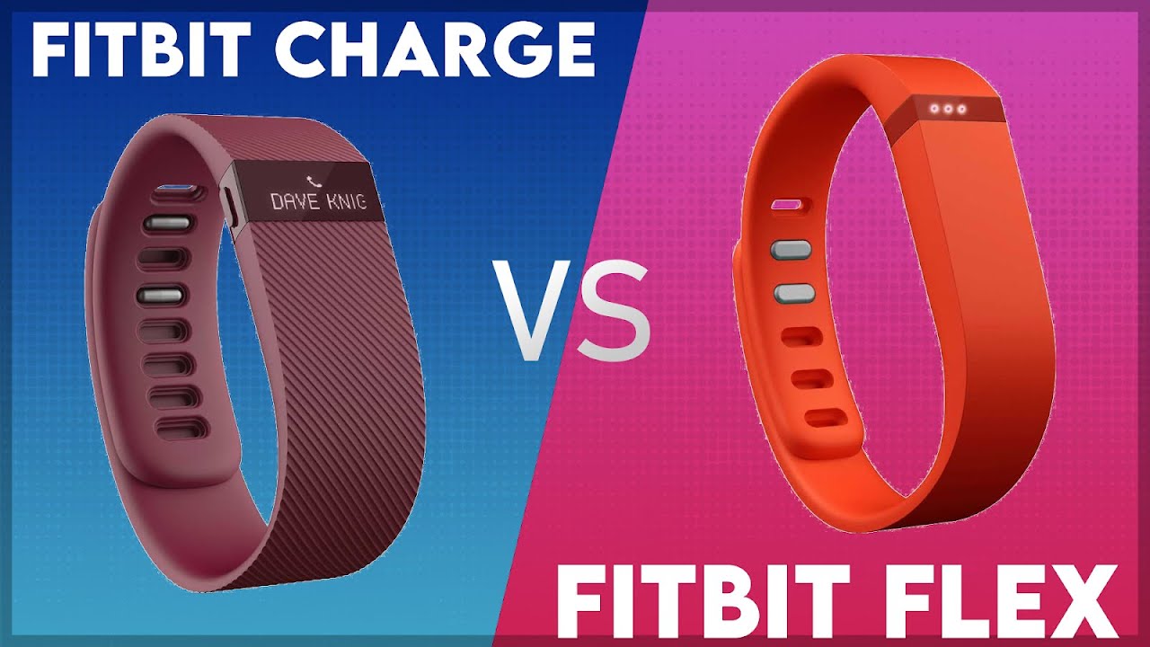 Fitbit Charge vs Fitbit Flex Comparison - YouTube