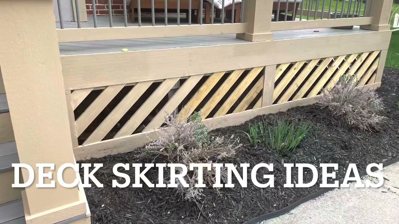Unique Deck Skirting Ideas Raised Decking Ideas For Your Garden