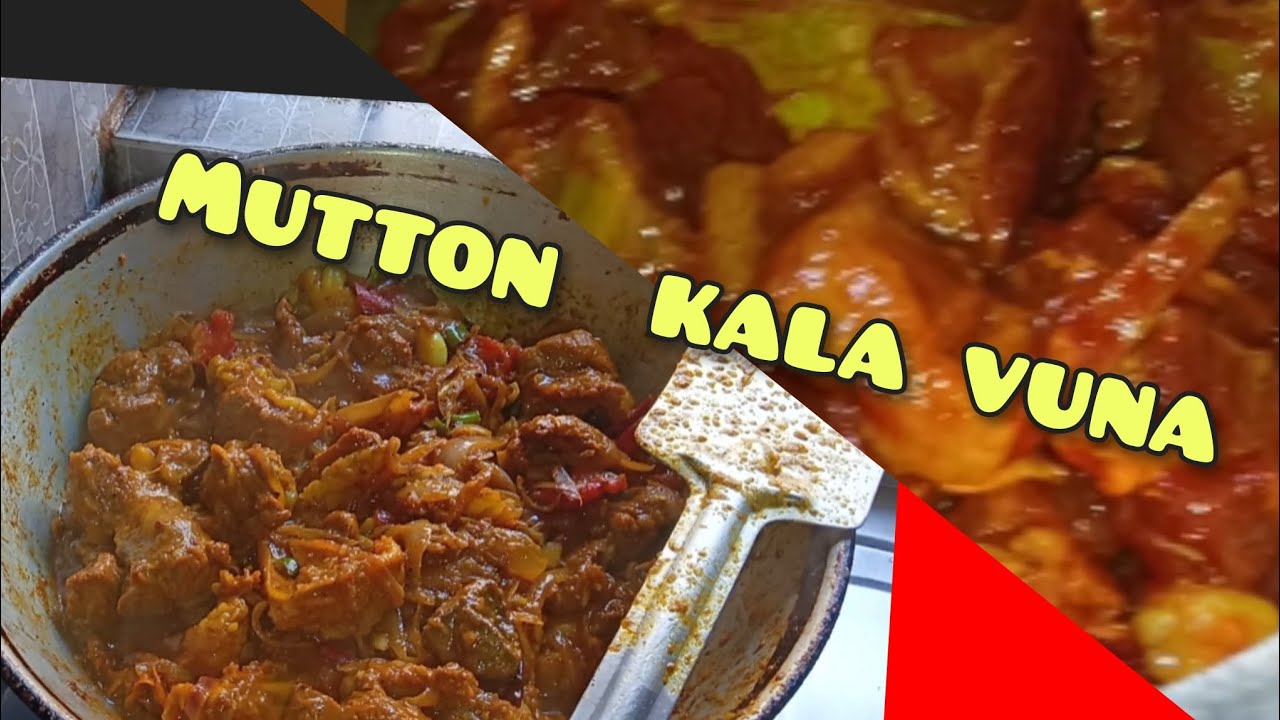 #biswakarmapuja2024 spacial dish (mutton kala vuna or dawatrice) #Viral#Sanju& mou kitchen - YouTube