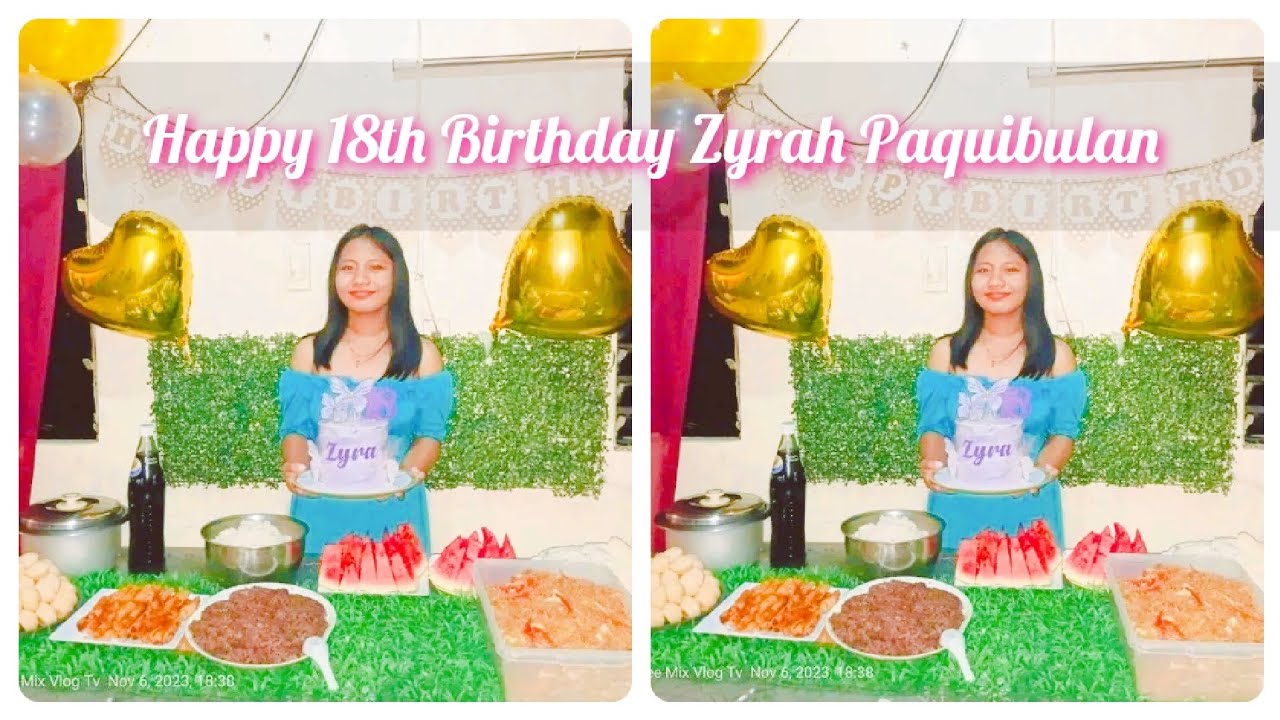Zyrah 18th birthday Celebration Debut sweet18 ️ - YouTube
