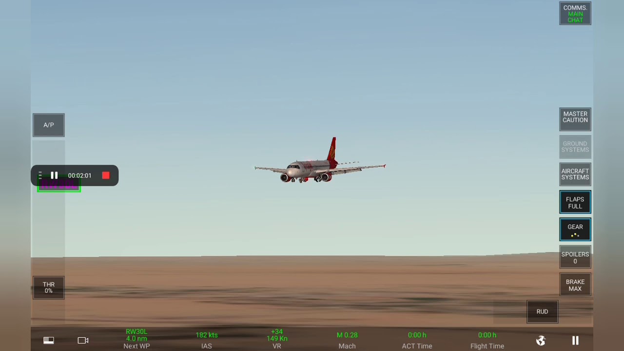 Spice Jet New Delhi to Dubai . RFS Real flight simulator - YouTube