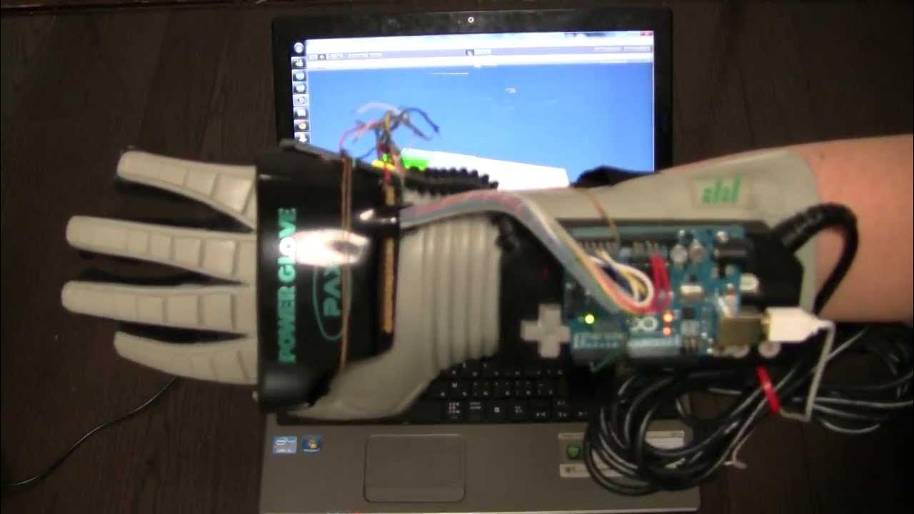 Pax Power Glove(for NES) + MPU-9150 + Arduino Uno + Unity - YouTube