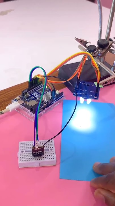 today New Project ready #DIY RGB Light control using TCS3200 Color ...