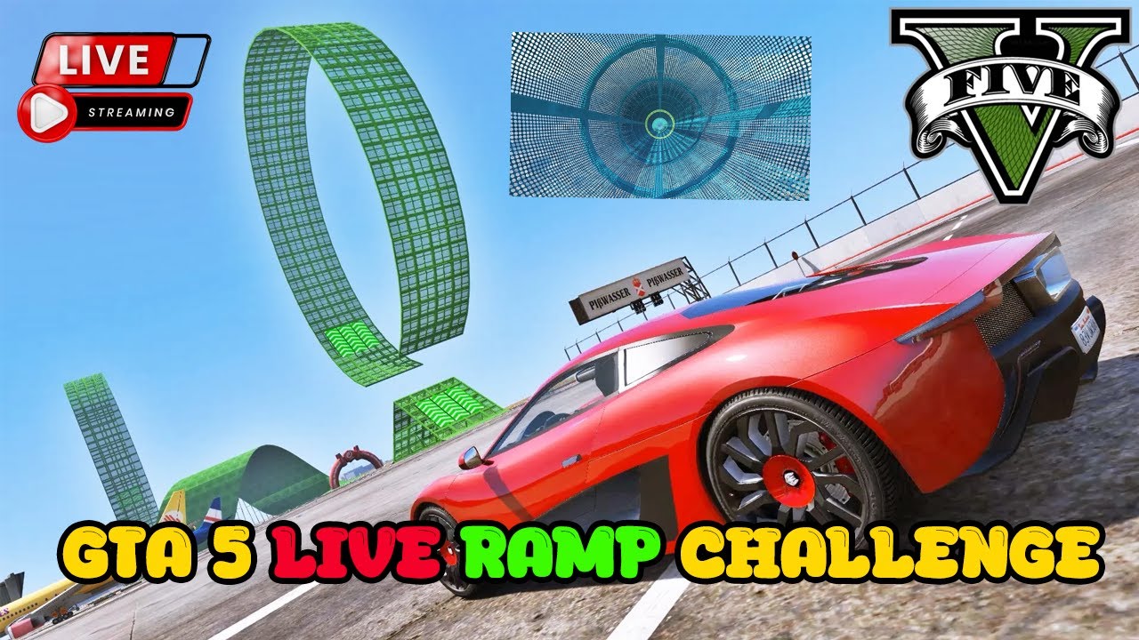 Gta 5 Live Ramp Challenge Aleem Gamerz Live Stream - YouTube