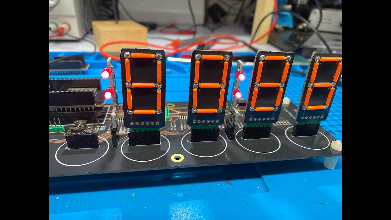 LED filament digit - YouTube