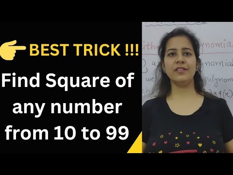 👆🏻Find Square of any number from 10 to 99 in seconds !! #maths #mathstricks @MathsSoSimple - YouTube
