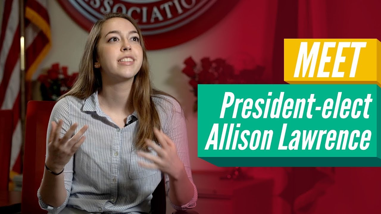 President Elect Allison Lawrence On Her Upcoming Term - YouTube