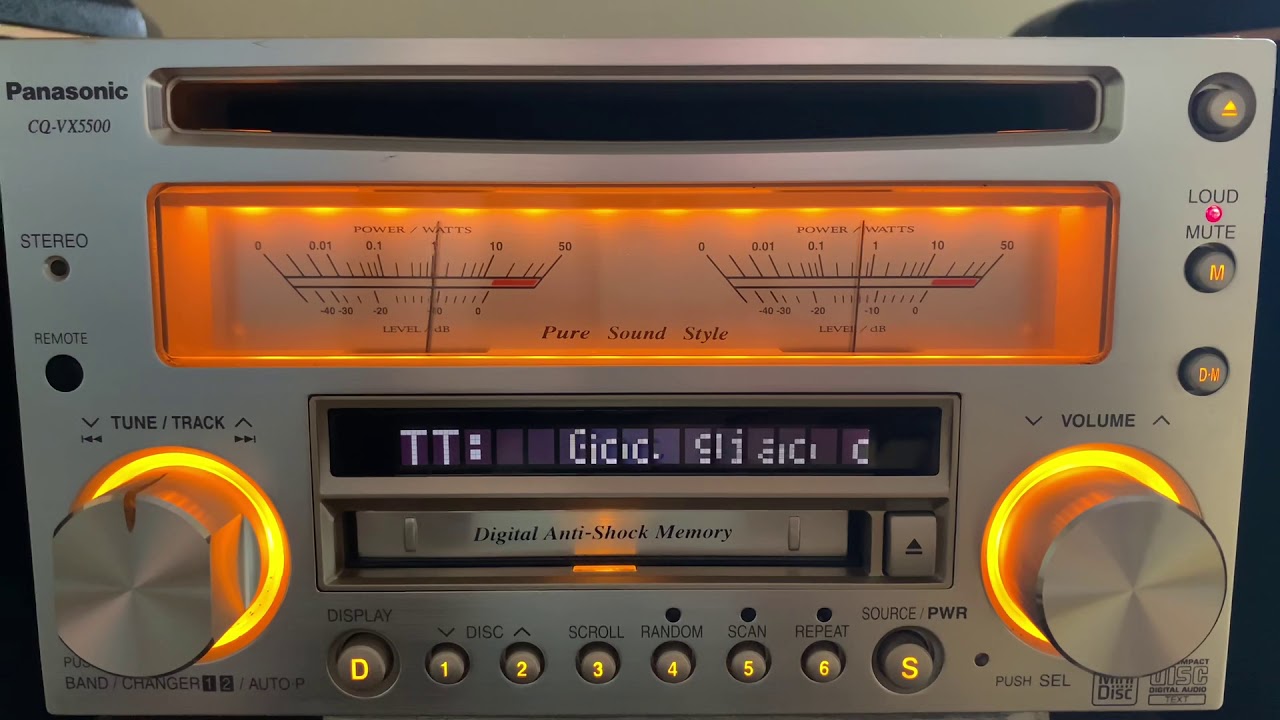 Panasonic CQ -VX5500 - YouTube