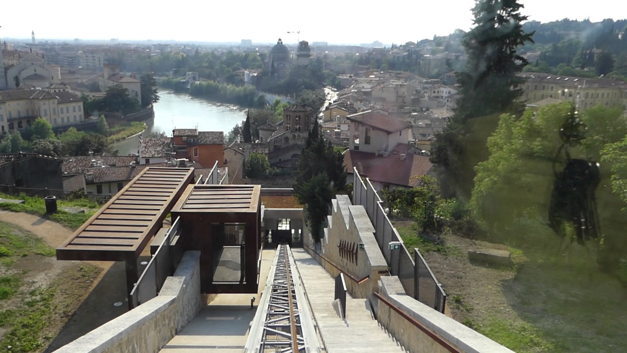 Funicolare Castel San Pietro, discesa - dismappa Verona - YouTube