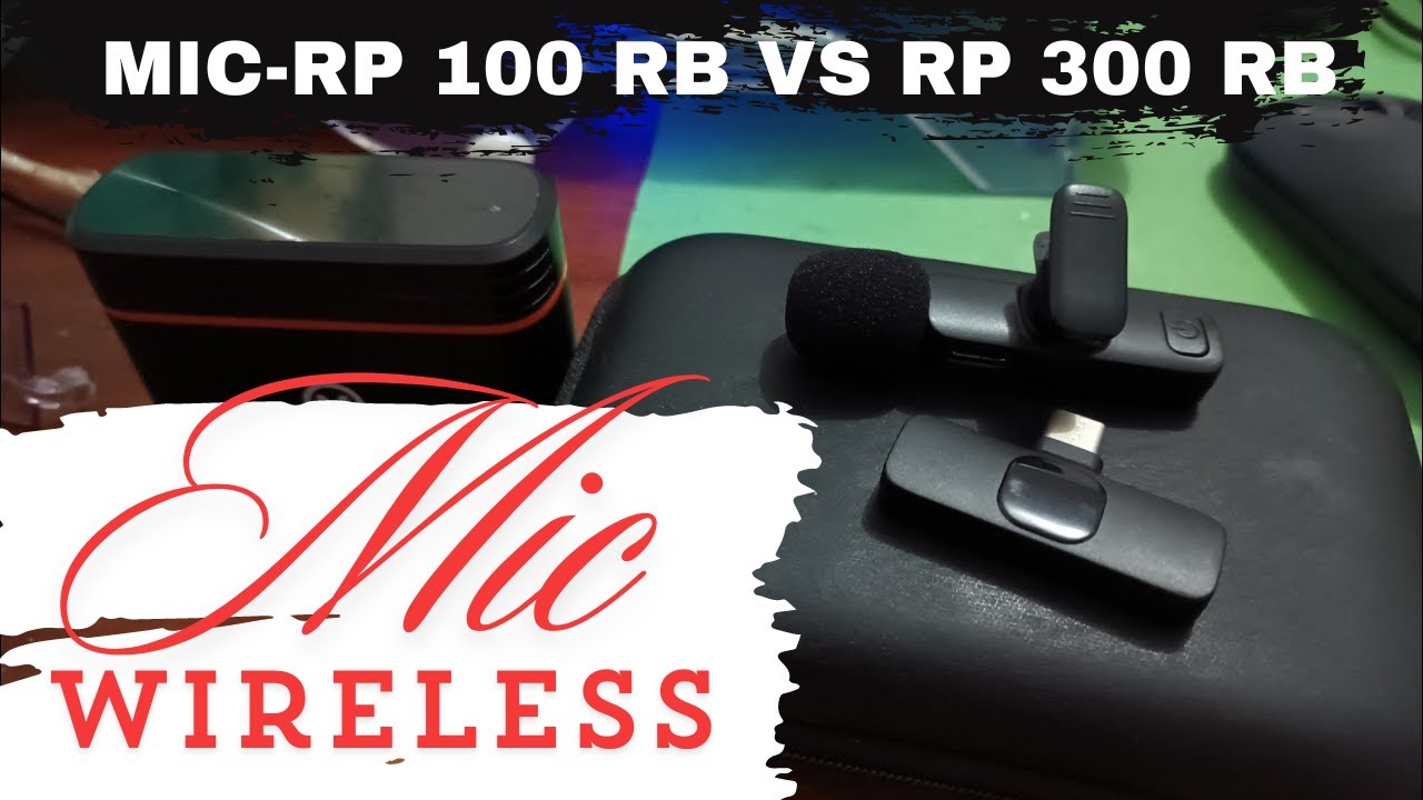 PERBANDINGAN MIC WIRELESS MIXIO VS VMT-REDAM BISING - YouTube