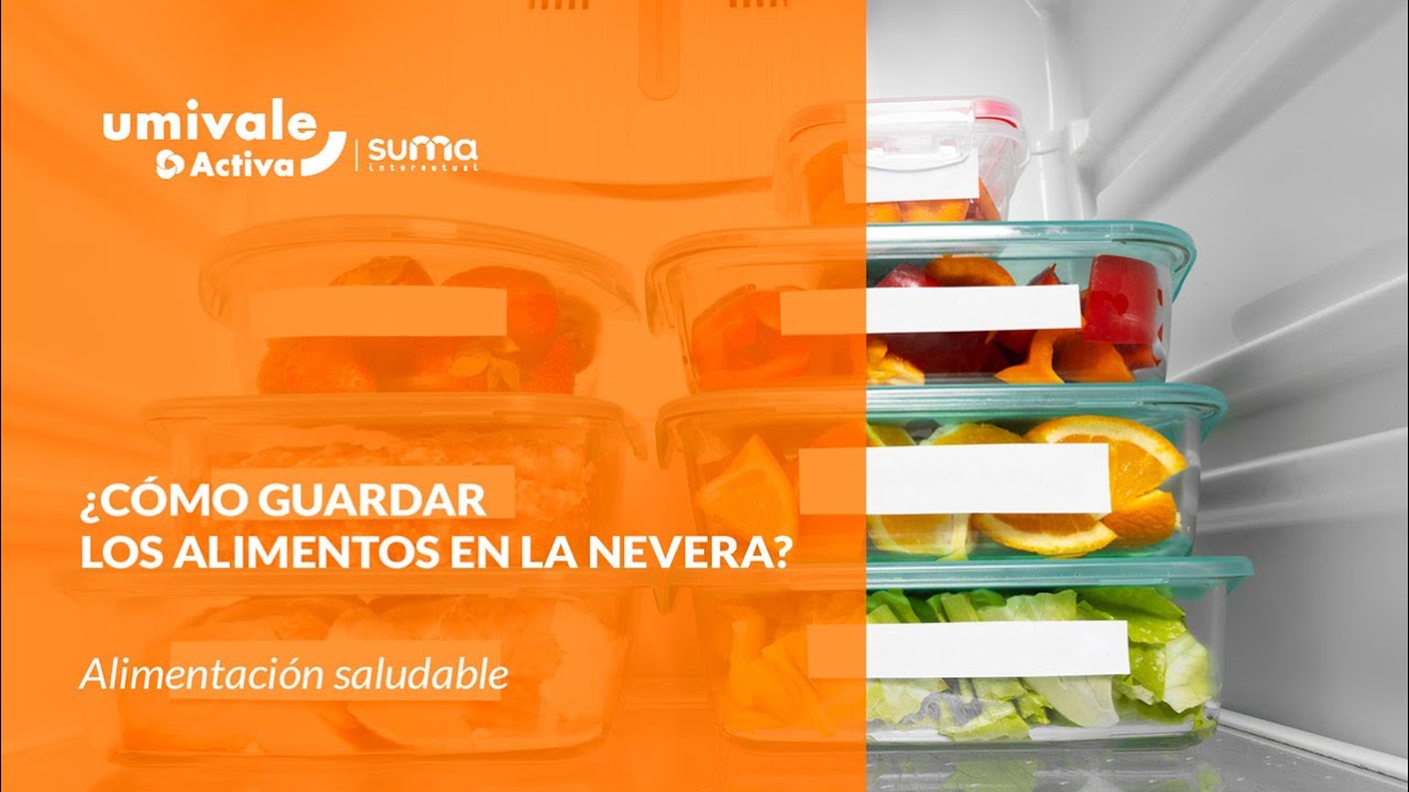 ¿Cómo guardar los alimentos en la nevera? - YouTube