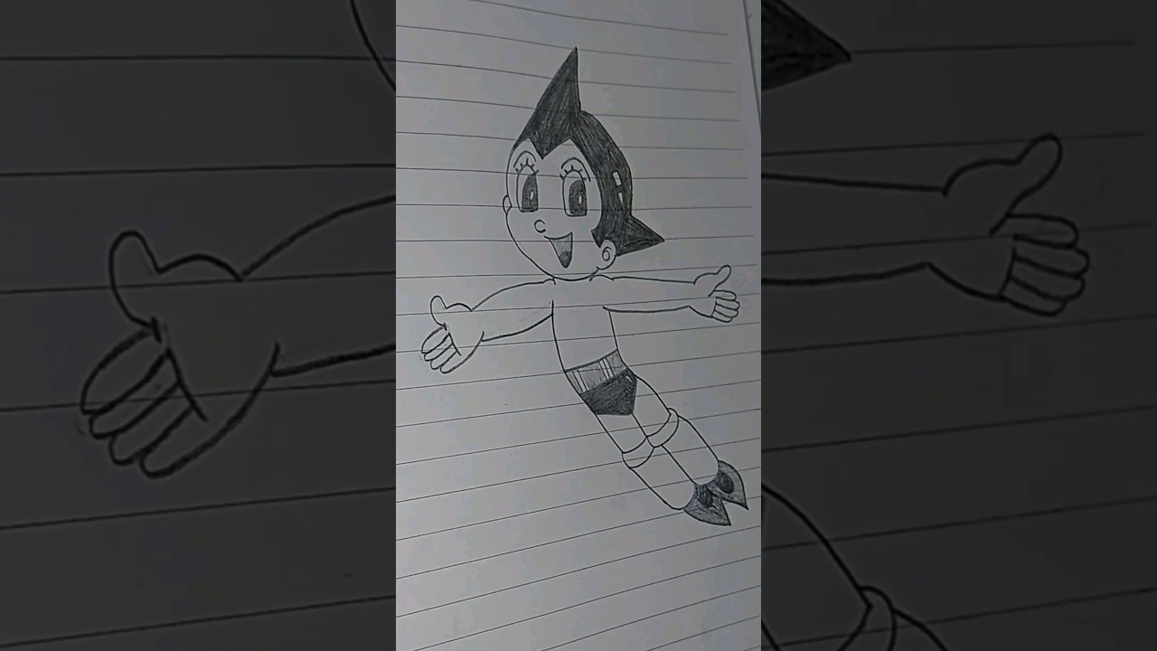 How To Draw Astro Boy - YouTube