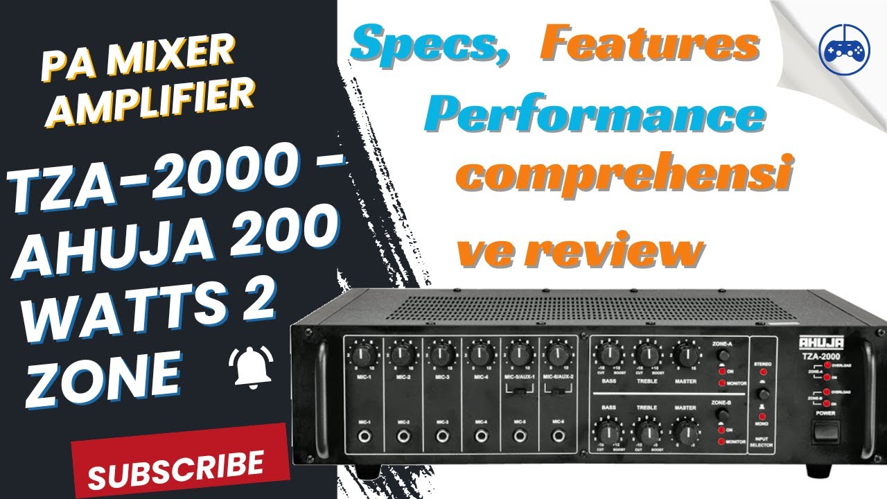 Unleash the Power of Ahuja tza-2000 dp Watt Amplifier: Specs, Features, and Performance in Tamil ...