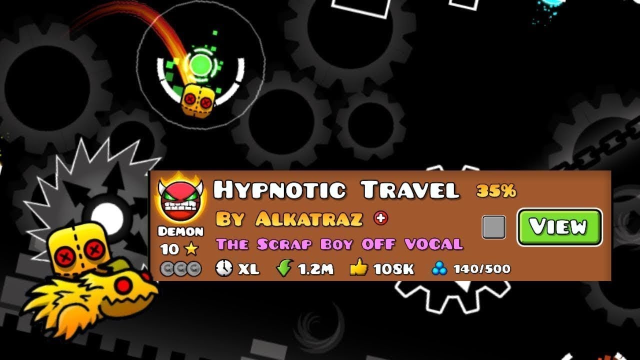 Hypnotic travel y sus niveles... tardes de Geometry Dash - YouTube
