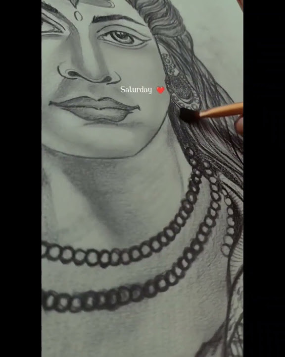 # shiv ji painting # mahadev # mahashivratri # yt shorts # trending ...