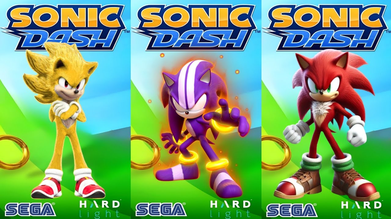 Movie Super Sonic 🆚 Darkspine 🆚 Movie Knuckles vs All Bosses Zazz ...