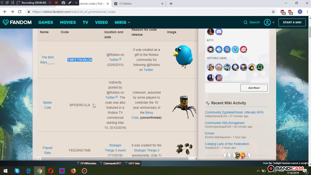 rogor avigot nivtebi robloxshi promocodiani - YouTube