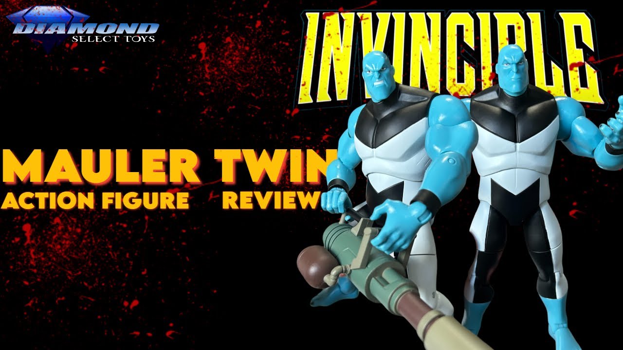Diamond select Invincible Mauler twin action figure - Review - YouTube