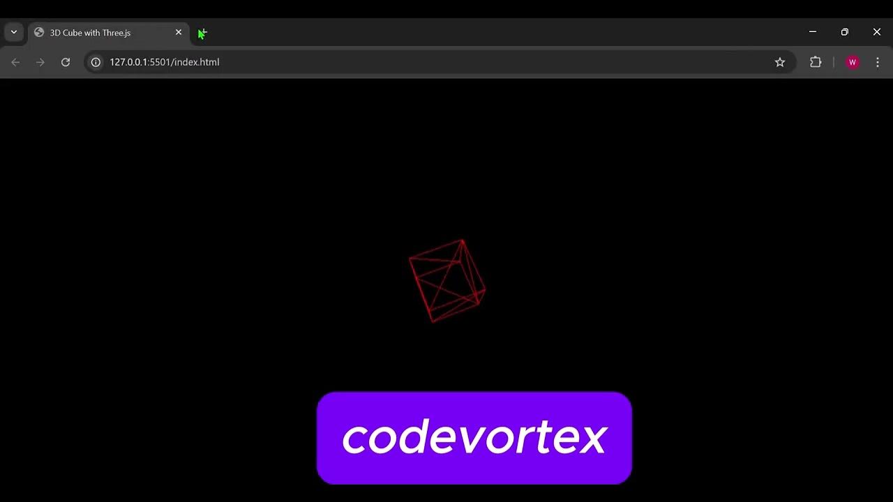 💡 Built with Three.js & GSAP, this effect makes the cube follow your movement! #shorts - YouTube