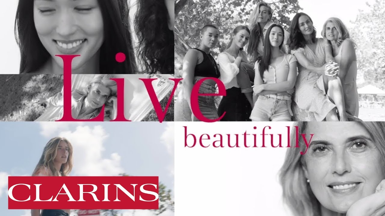 Clarins. Live Beautifully | Clarins - YouTube