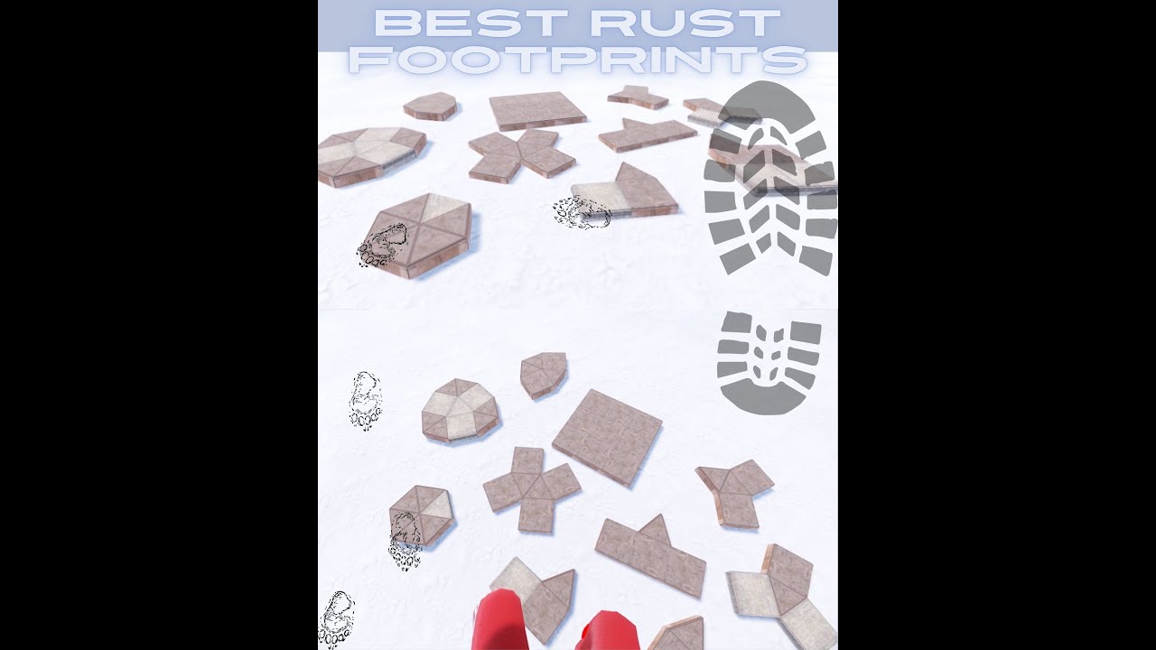 The Best Rust Footprints - for chads - solo - duo -trio -quad -circle ...
