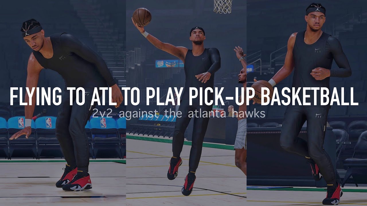 Flying to ATL to play pick up basketball 🛩️ - YouTube