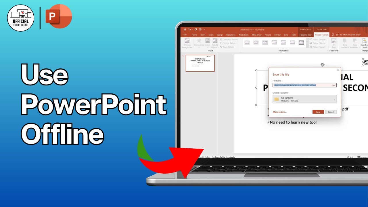 How to Use Microsoft PowerPoint Offline | Full Guide (2025) - YouTube