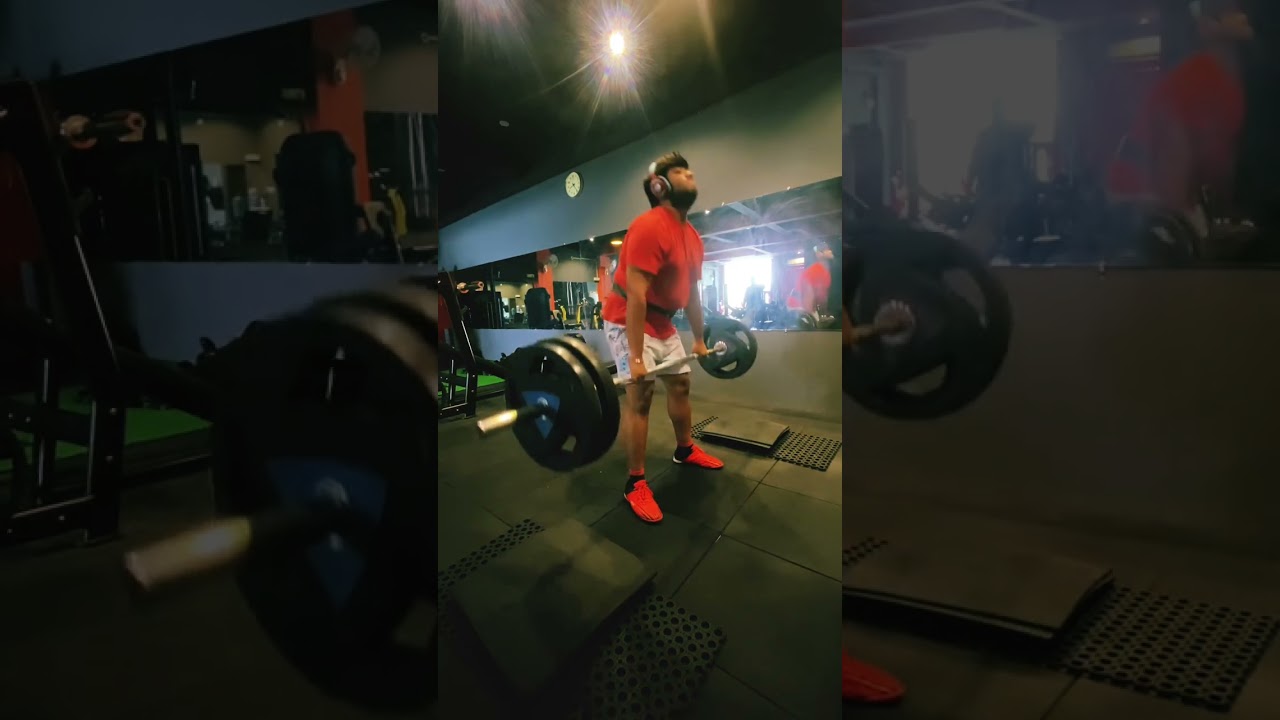 Deadlift | Conventional Lift 90Kgs #gym #shorts #fattofit - YouTube