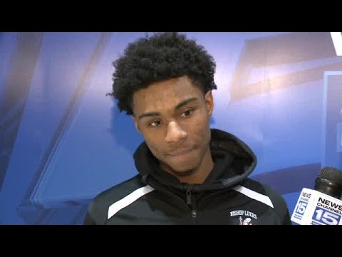 Bishop Luers' Ray Walker, JJ Foster Jr. and JJ Foster Sr. on 10/26/16 ...